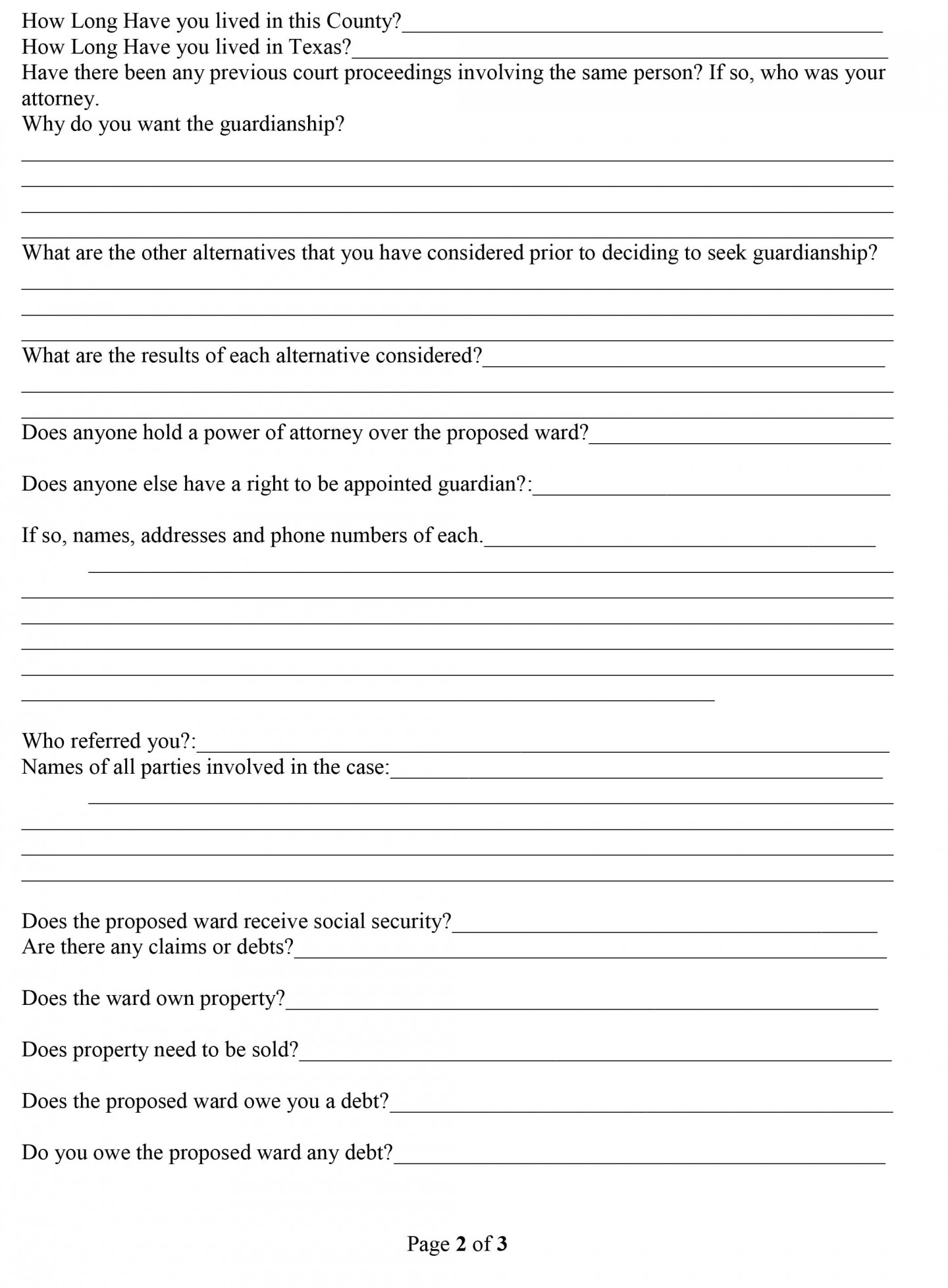 Guardianship Intake Form | Law Offices of Omonzusi Imobioh